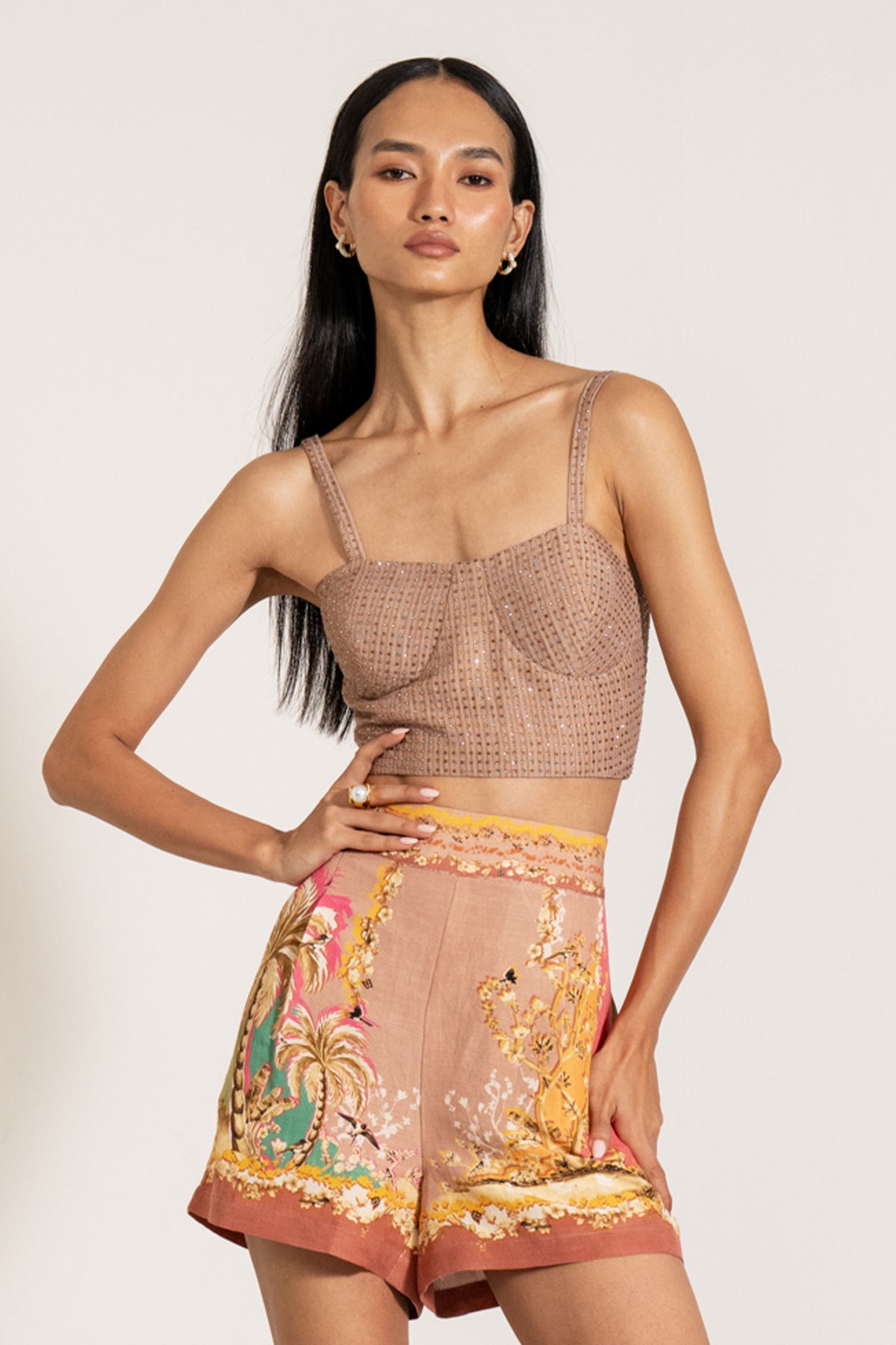 Emelia Bustier Corset Top | Ranna Gill India